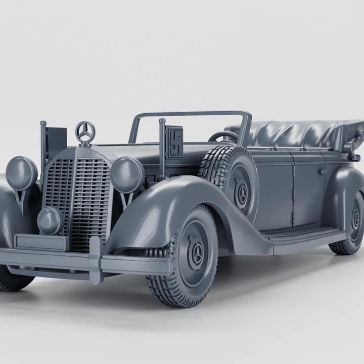 3D Printable Mercedes 770K (W150) Grosser (used by Hitler) (Germany ...