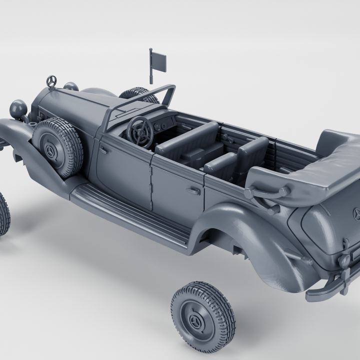 3D Printable Mercedes 770K (W150) Grosser (used by Hitler) (Germany ...