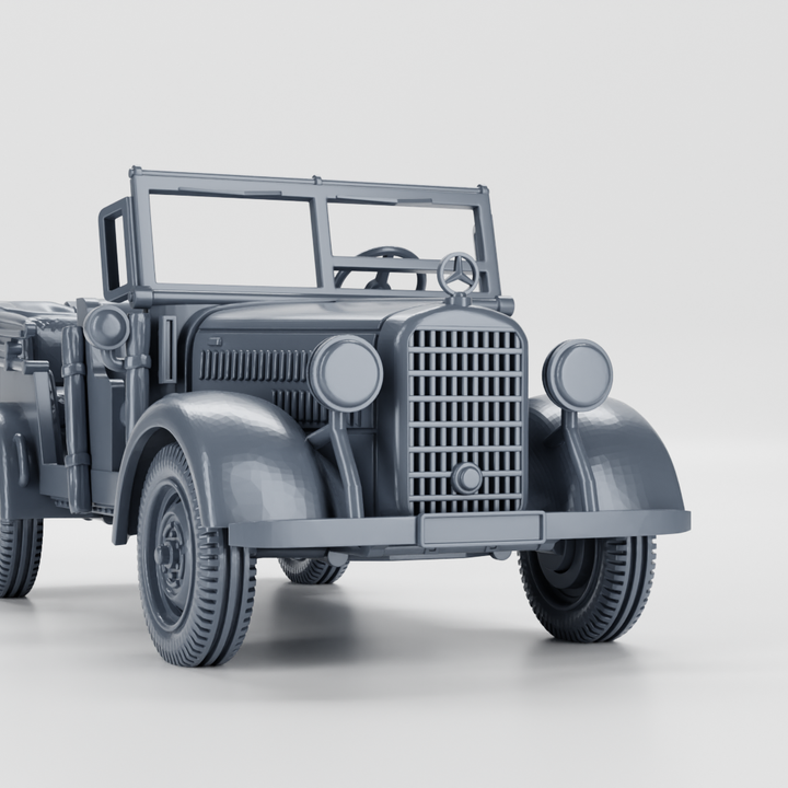 3D Printable Mercedes-Benz W152 (Type G5) off-road car (Germany, WW2 ...