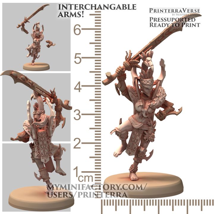 3D Printable 036 EXILED Pawang Mandau Tribal Elder Space Forest Elves ...