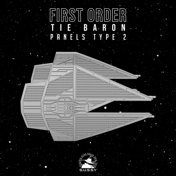 3D Printable TIE Baron (X-Wing Scale) by Slightly Used SpaceShips Yard ...