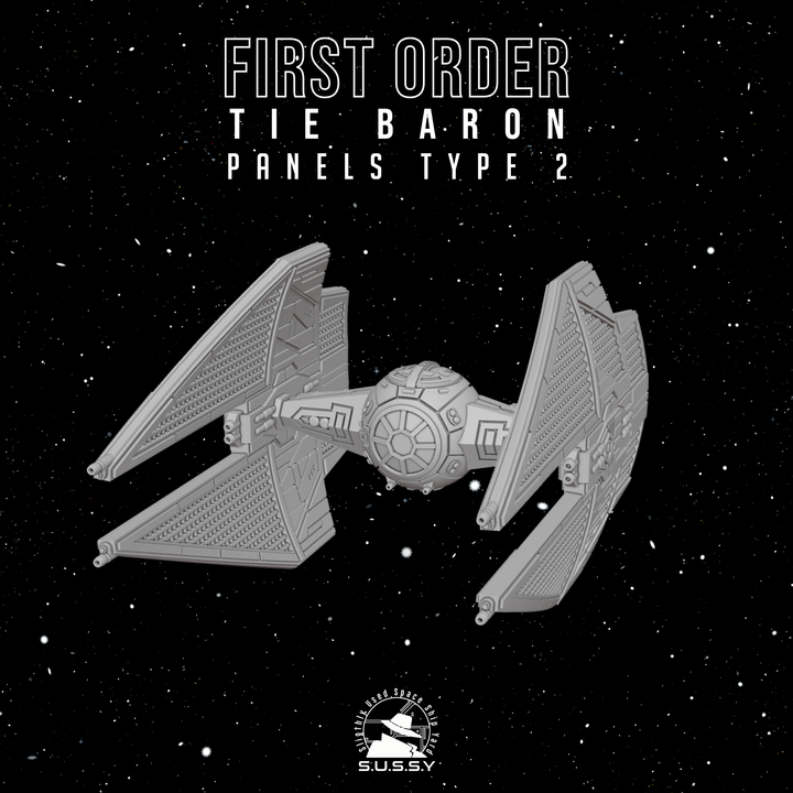 3D Printable TIE Baron (X-Wing Scale) by Slightly Used SpaceShips Yard ...