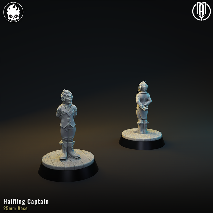 3D Printable Halfling Captain by NPC Forge