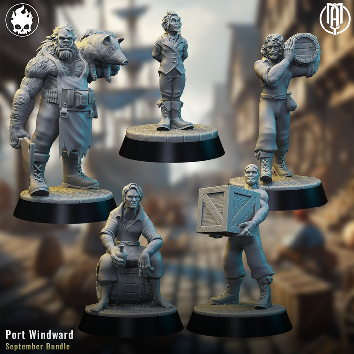 3D Printable Port Windward - September Bundle by NPC Forge