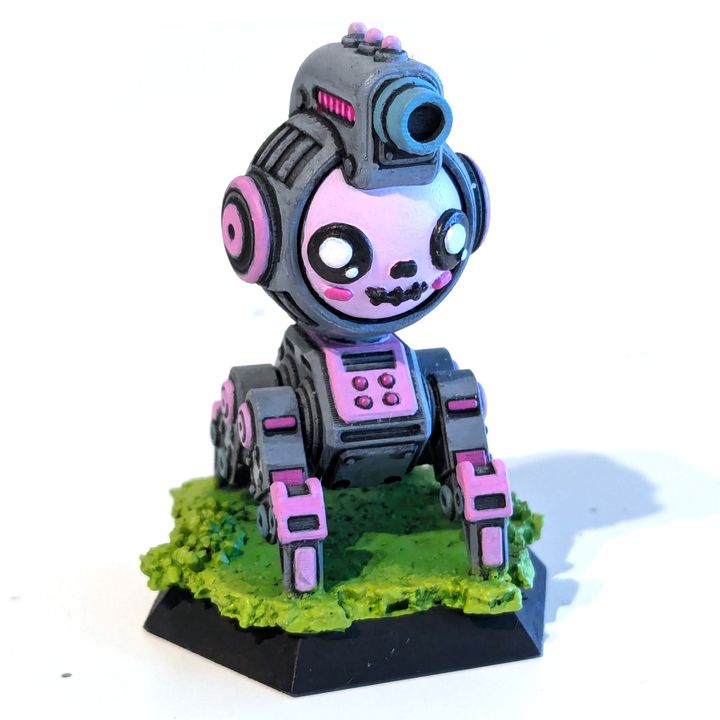3D Print of UwU Shadow Force 'Zero' Mech Miniature: 3D Printable ...