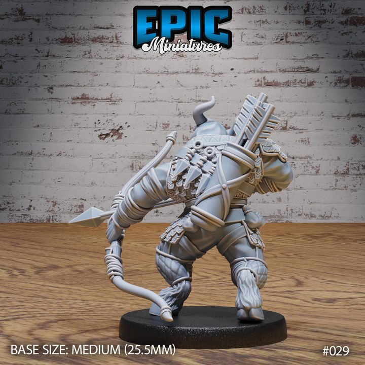 3D Printable Minotaur Tribe Set / Minotaurfolk / Taurus Folk Warrior ...