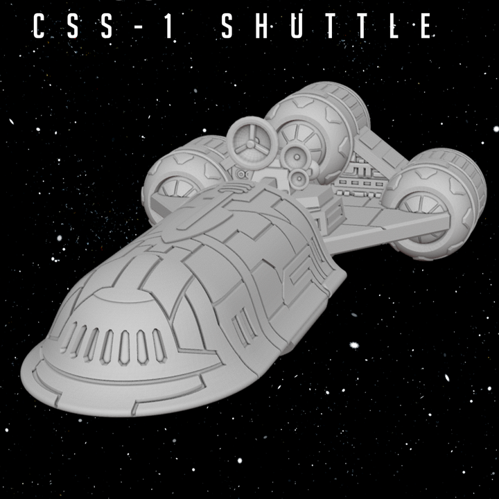 3D Printable Corellian CSS Shuttle by Slightly Used SpaceShips Yard ...