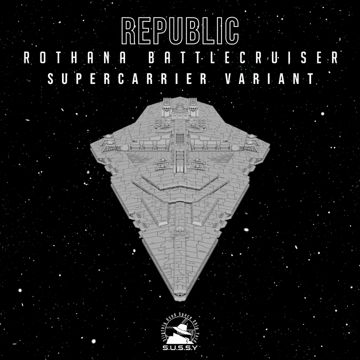3D Printable Rothana Battlecruiser by Slightly Used SpaceShips Yard ...