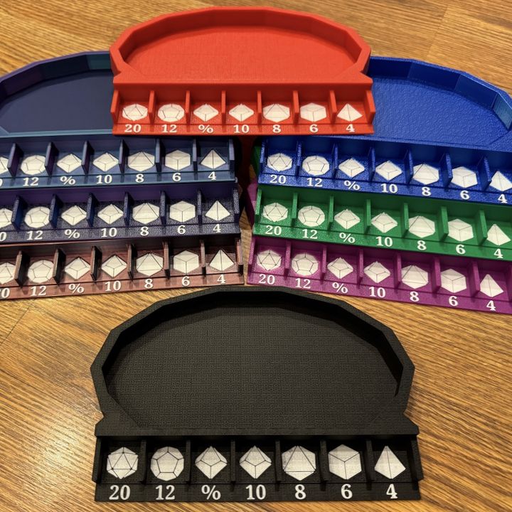 3D Printable The Essential Tabletop Dice Tray by Benito Garcia