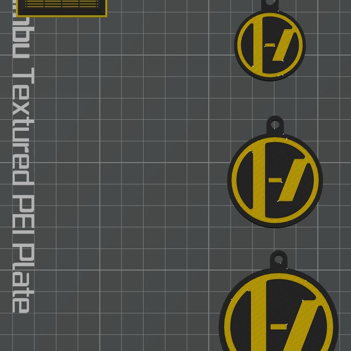 3D Printable Twenty One Pilots Clancy Logo Keychain 2024 by Chad