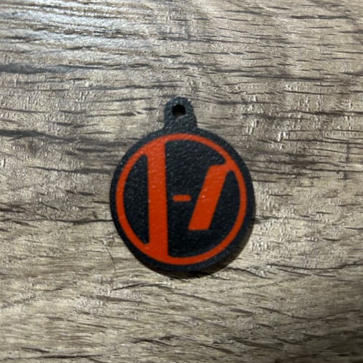 3D Printable Twenty One Pilots Clancy Logo Keychain 2024 by Chad