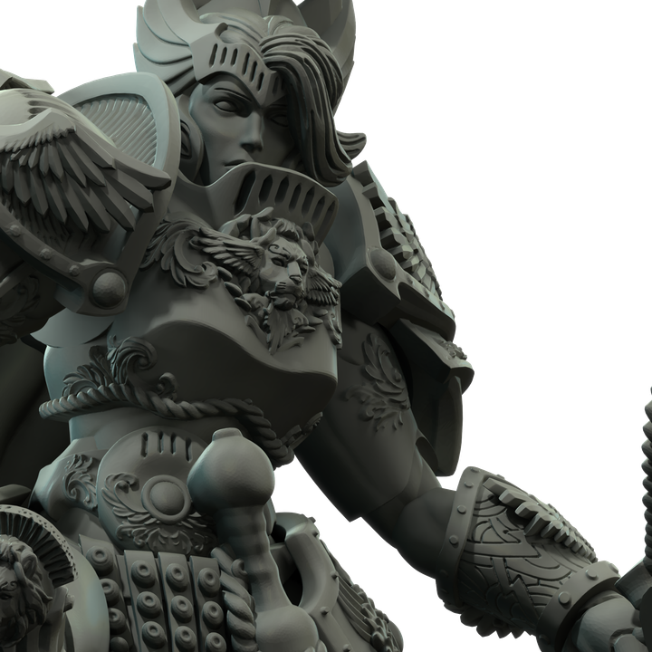 3D Printable 040 ROMANUS Modular Retconia Female Custodian Imperial ...