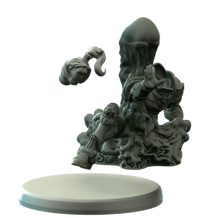 3D Printable 041 GENETIST FLESHSCULPTER Corrupted Macabre Human Pillars ...
