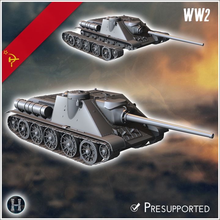 3D Printable Russian tanks pack No. 1 (T-34 and variants) - Soviet army ...