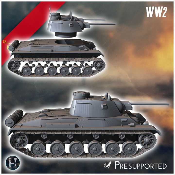 3D Printable T-34M A-43 - Soviet army WW2 Second World East front ...