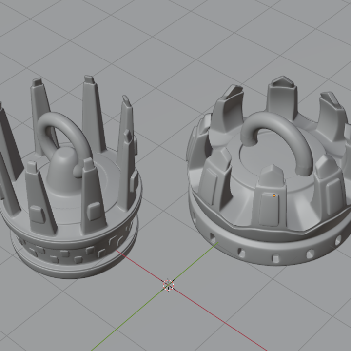 3D Printable Crowns by oz tzemach