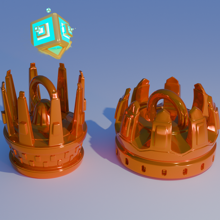 3D Printable Crowns by oz tzemach