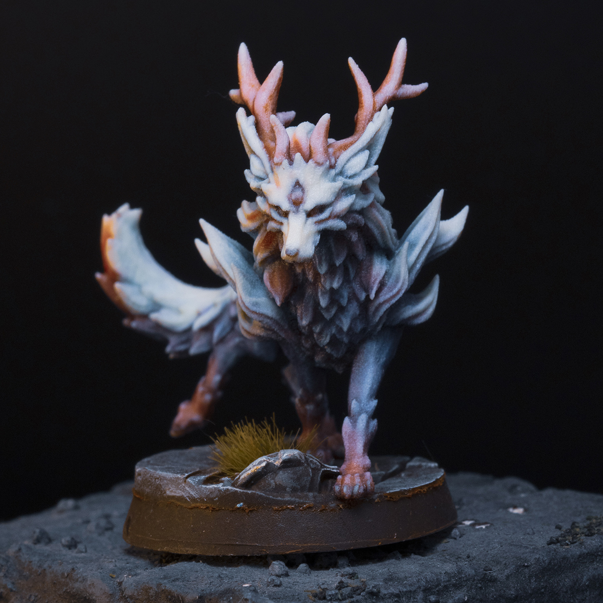 3D Printable Wolf of the Weave - Elemental Creature - PRESUPPORTED ...