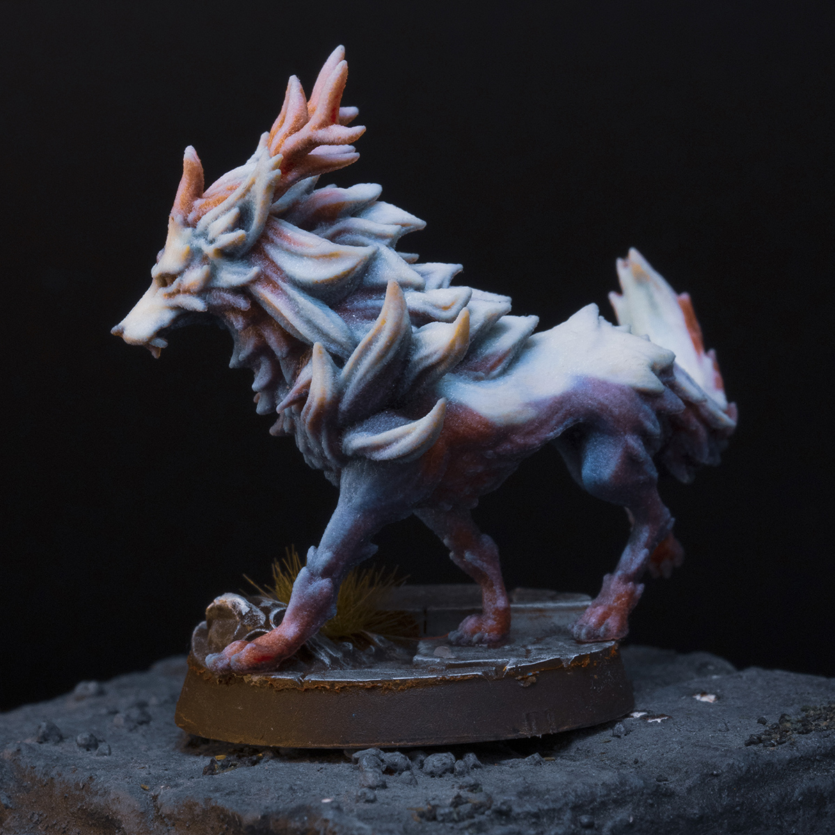 3D Printable Wolf of the Weave - Elemental Creature - PRESUPPORTED ...