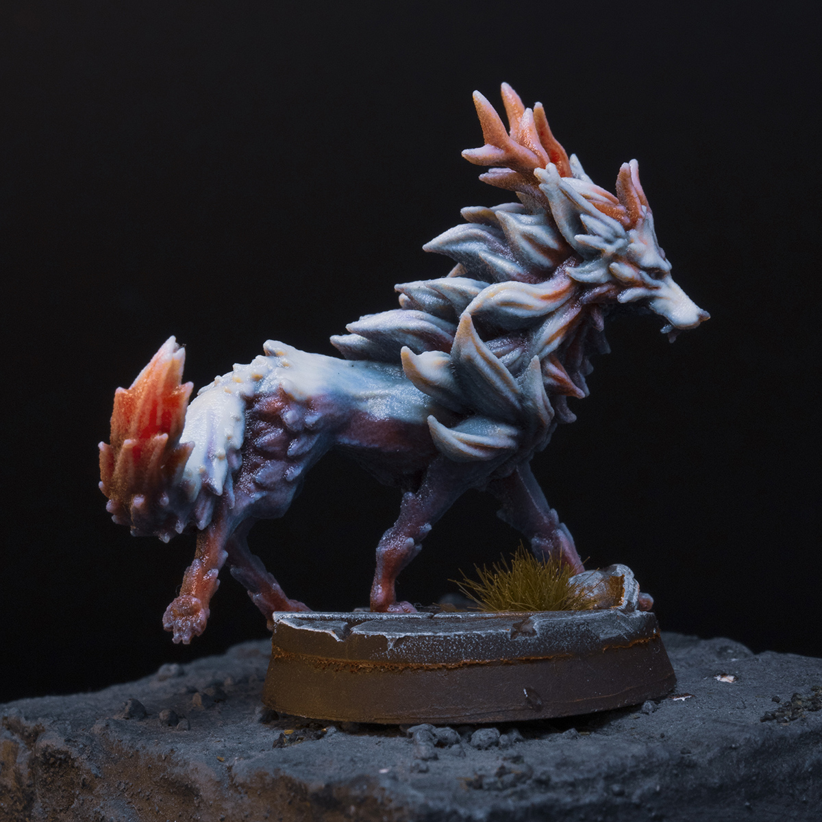 3D Printable Wolf of the Weave - Elemental Creature - PRESUPPORTED ...