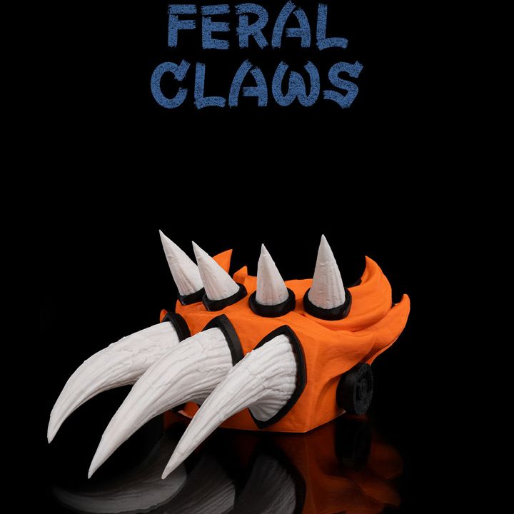 3D Printable Feral Claws by Stlflix