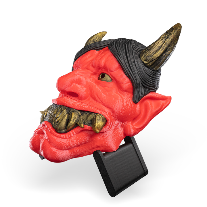 3D Printable Hannya Mask by Stlflix