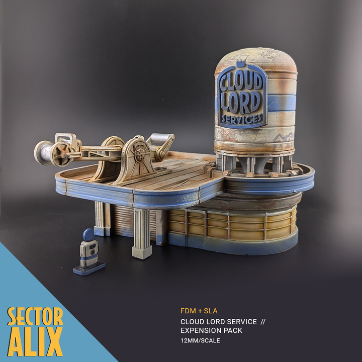 3D Printable SECTOR ALIX - CLOUD LORD SERVICE EXPENSION PACK by Bishok