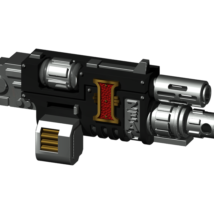 3D Printable Combi Weapon Melta Psychic Cannon ZEAL by AIR 3D STUDIOS