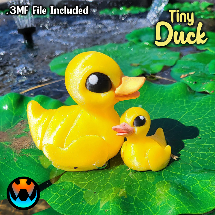 3D Printable Tiny Duck by Cinderwing3D
