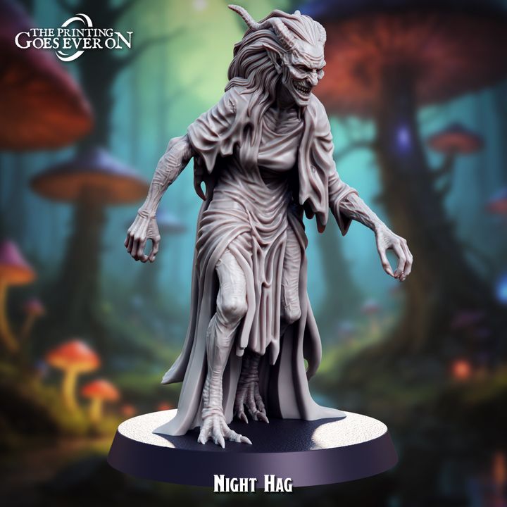 3D Printable Hags - Presupported by The Printing Goes Ever On