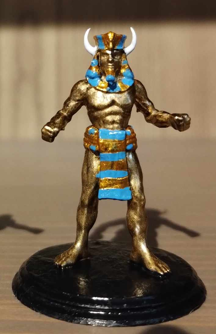 3D Printable Golden Golem (Heroes Glory) by Tiny Furniture