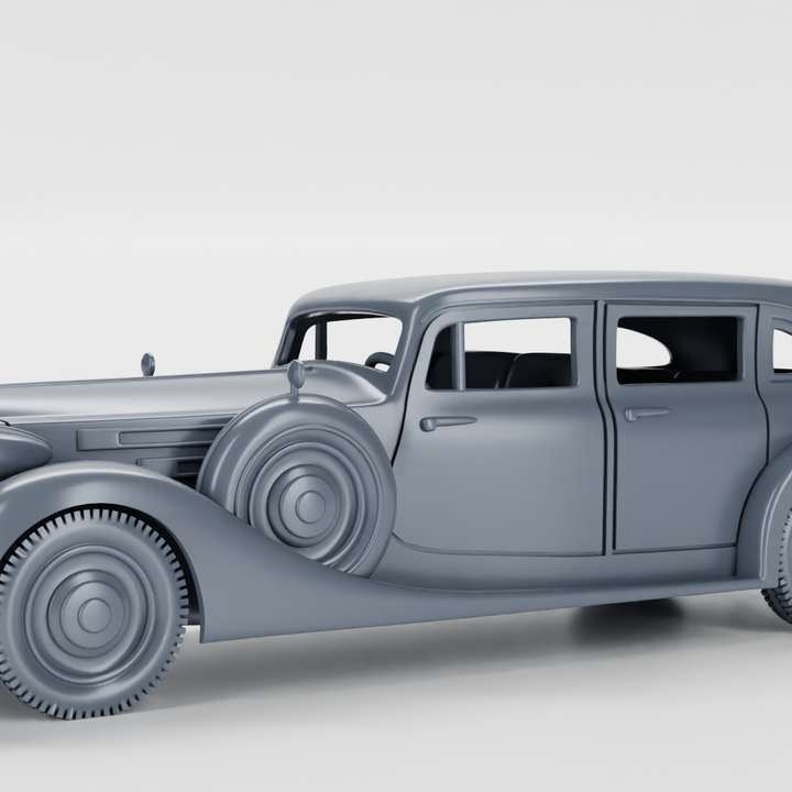 3D Printable Packard Twelve (Model 1936) (used by Stalin) (USSR, WW2 ...