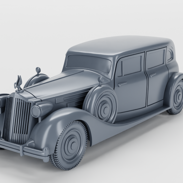 3D Printable Packard Twelve (Model 1936) (used by Stalin) (USSR, WW2 ...
