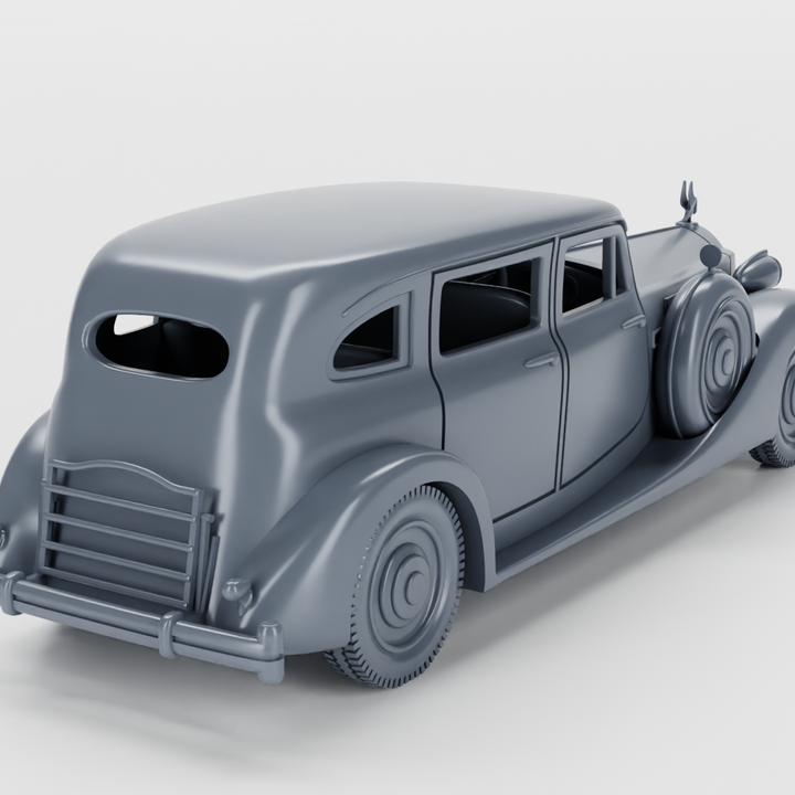 3D Printable Packard Twelve (Model 1936) (used by Stalin) (USSR, WW2 ...