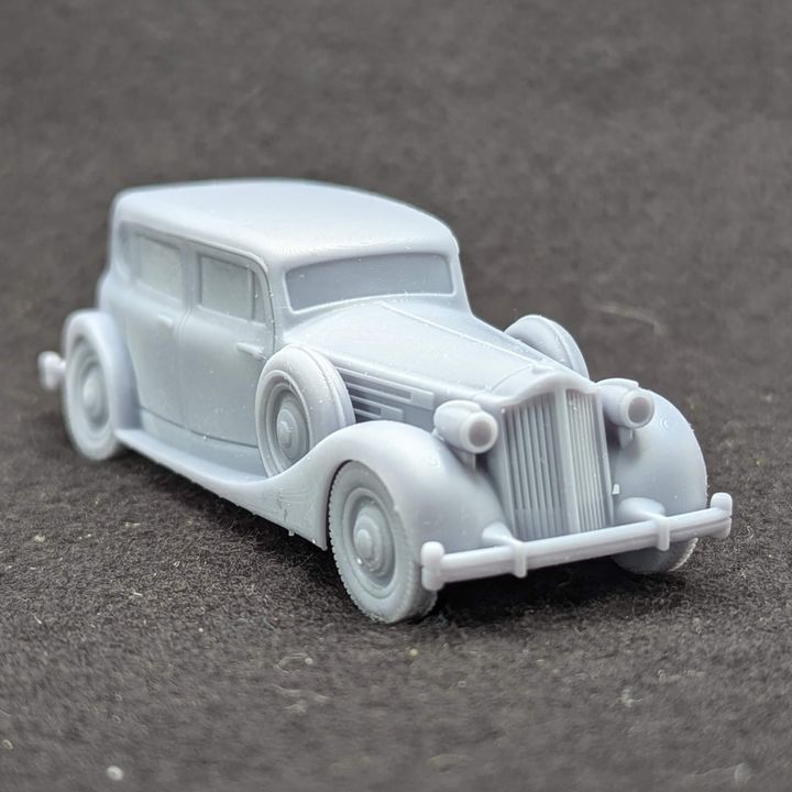 3D Printable Packard Twelve (Model 1936) (used by Stalin) (USSR, WW2 ...