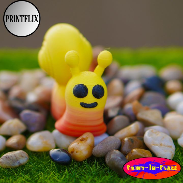 3D Printable FLEXI TINY SNAIL by Printflix