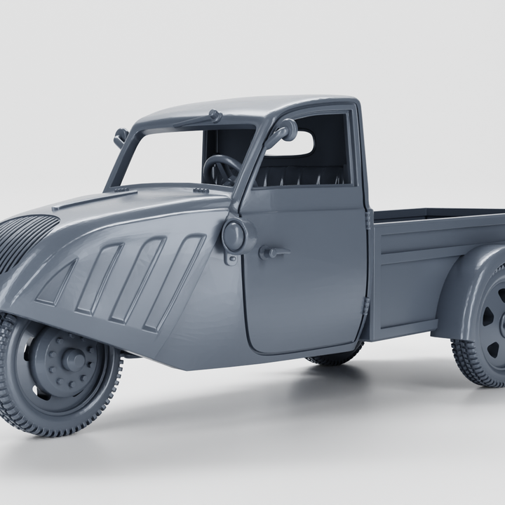 3D Printable Tricycle car Framo 1933 DKW-JF (3-wheeler) (Germany ...