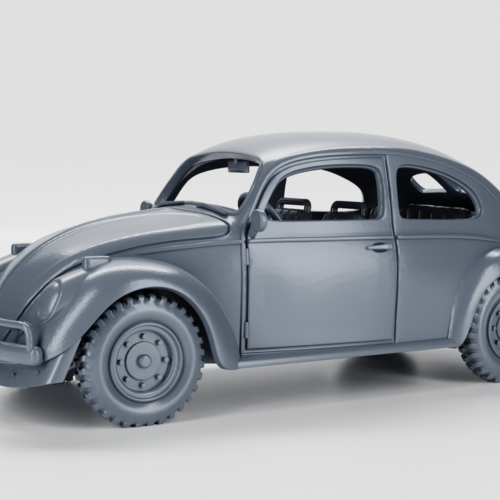 3D Printable Volkswagen Type 82E (Germany, WW2) by Wargame3d
