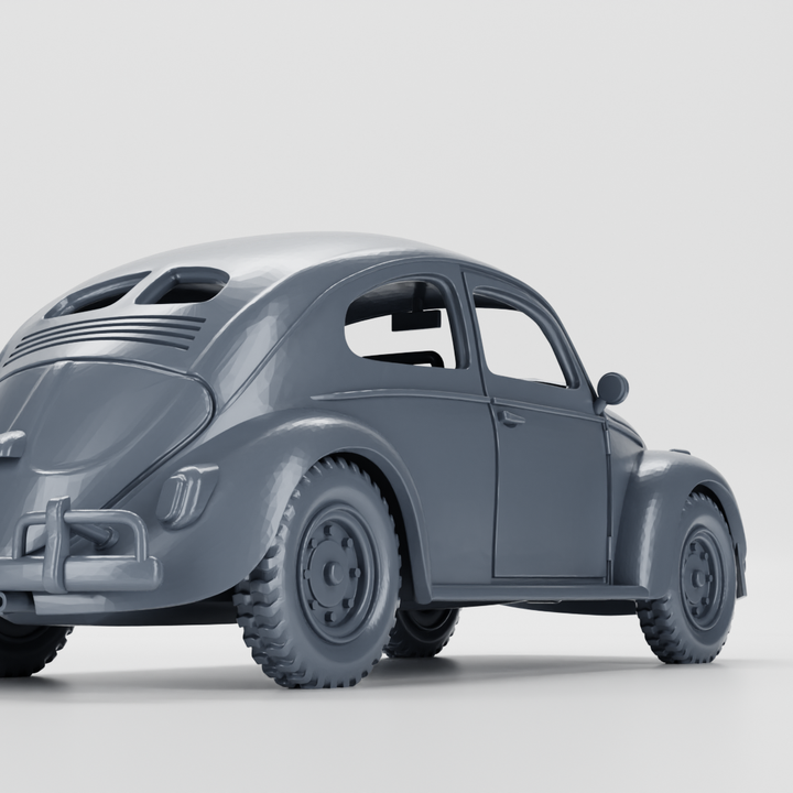 3D Printable Volkswagen Type 82E (Germany, WW2) by Wargame3d