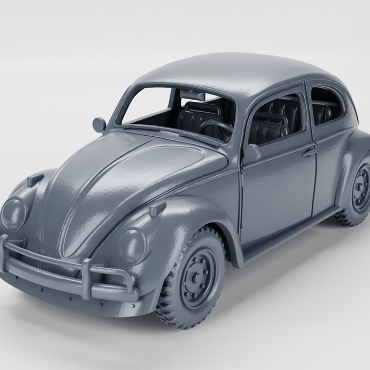 3D Printable Volkswagen Type 82E (Germany, WW2) by Wargame3d