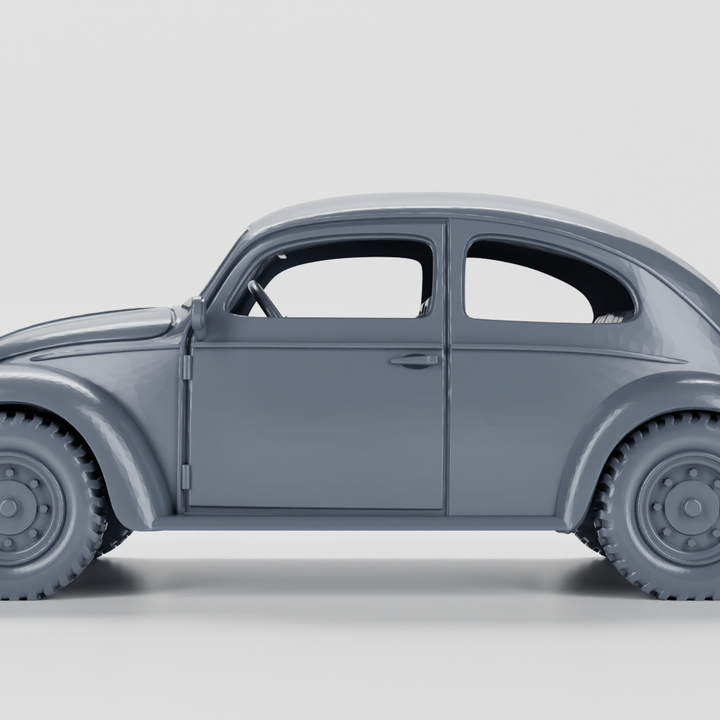 3D Printable Volkswagen Type 82E (Germany, WW2) by Wargame3d