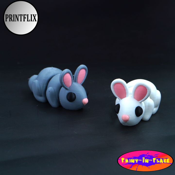 3D Printable FLEXI TINY MOUSE by Printflix