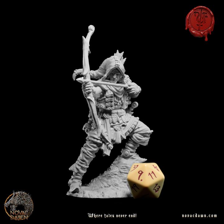 3D Printable Thalin - The Dark Strider 75mm by Novac Dawn