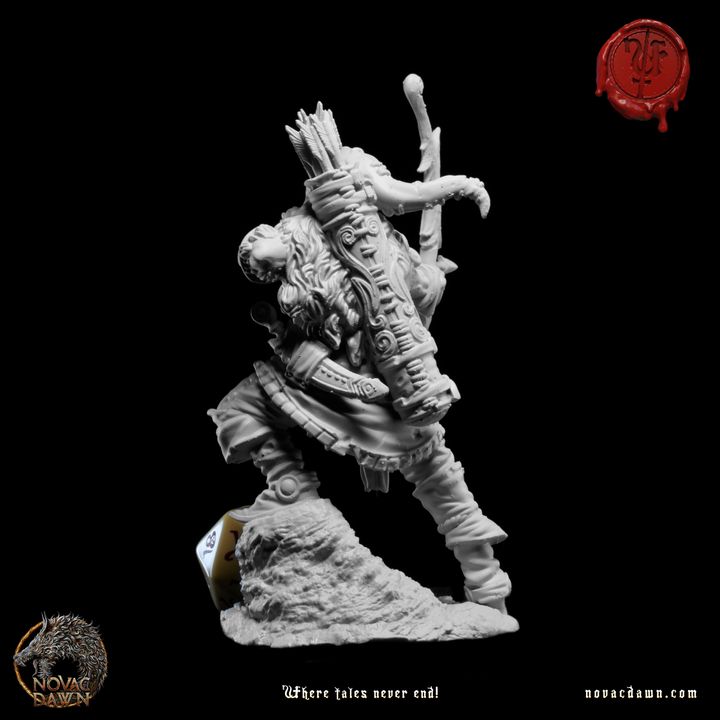 3D Printable Thalin - The Dark Strider 75mm by Novac Dawn