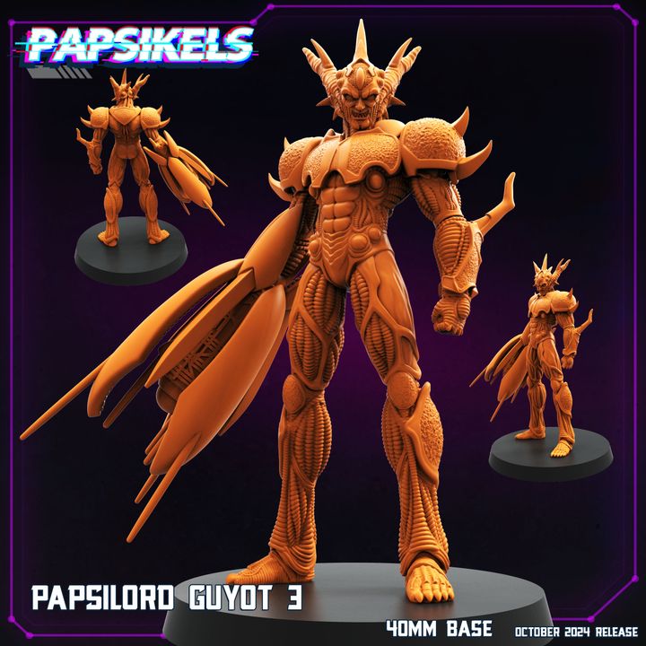 3D Printable PAPSILORD GUYOT by PAPSIKELS MINIATURES