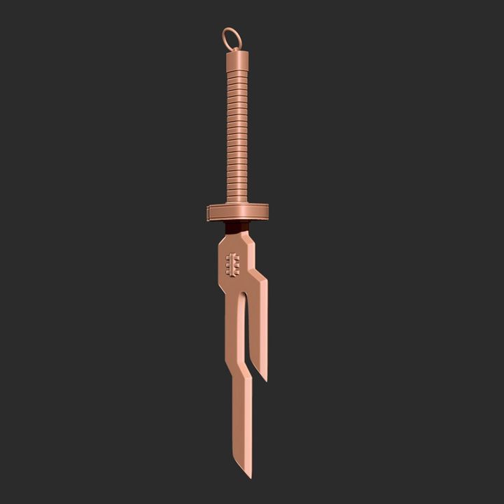 3D Printable Toji Fushiguro Weapon Inverted Spear of Heaven 3D print ...