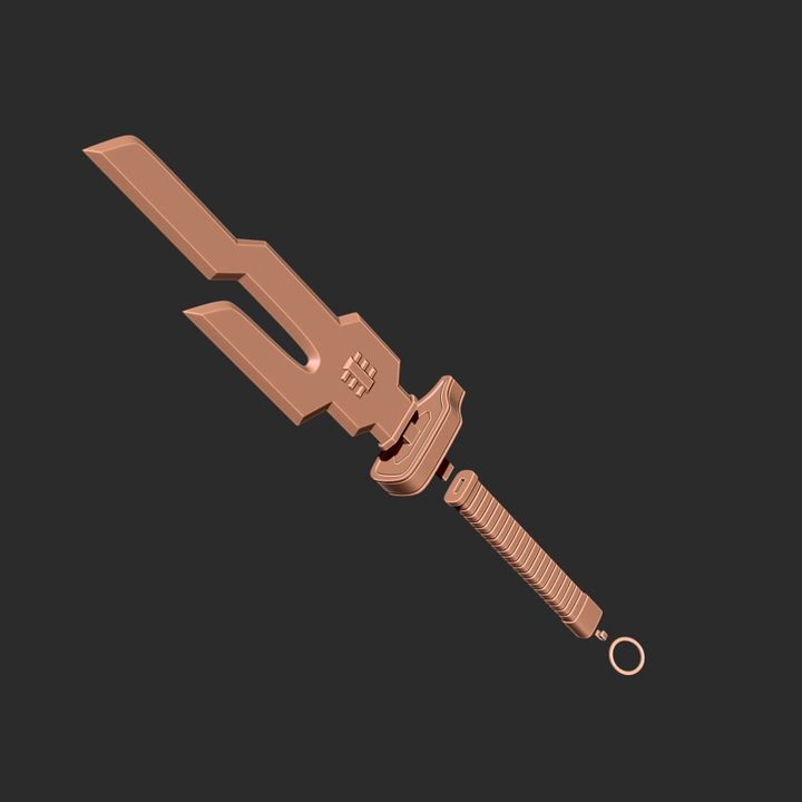 3D Printable Toji Fushiguro Weapon Inverted Spear of Heaven 3D print ...