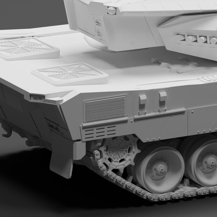 3D Printable EMBT ADT 140 by The Military Industrial Complex