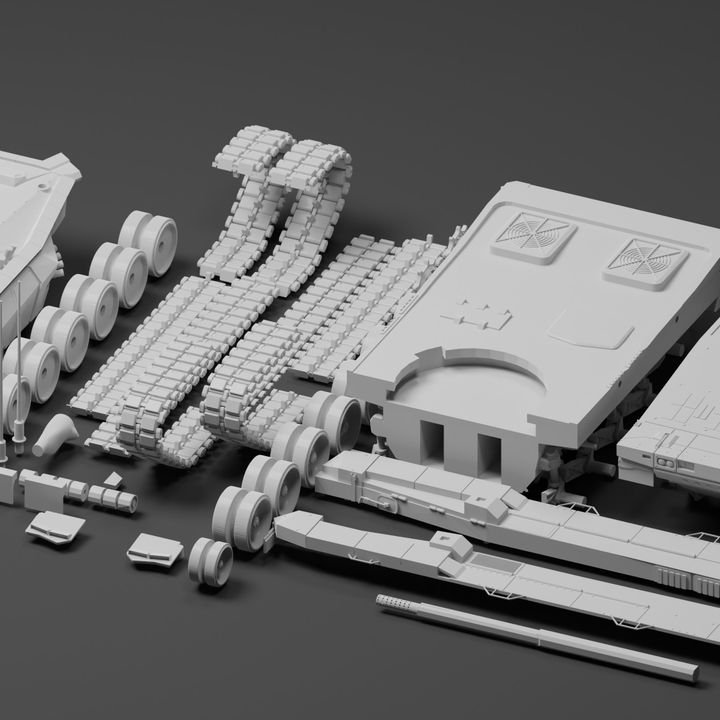 3D Printable EMBT ADT 140 by The Military Industrial Complex