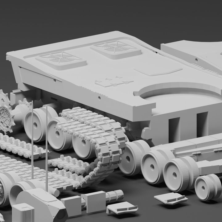 3D Printable EMBT ADT 140 by The Military Industrial Complex